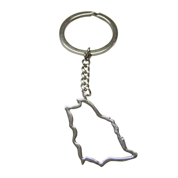Kiola Designs | Accessories | Saudi Arabia Map Outline Keychain | Poshmark